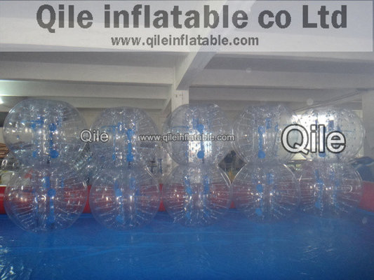 Transparent Bumper Balls Inflatable Bubble Football 1.5m for Rental supplier
