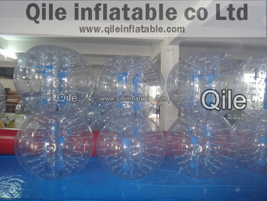 Transparent Bumper Balls Inflatable Bubble Football 1.5m for Rental supplier