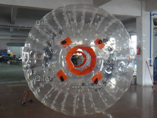 Customized Inflatable Zorb Ball Field , Zorbing Ball Track With PVC Tarpauline supplier