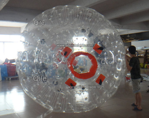 Customized Inflatable Zorb Ball Field , Zorbing Ball Track With PVC Tarpauline supplier
