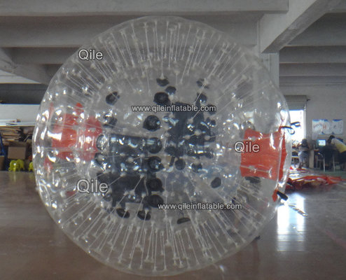 Customized Inflatable Zorb Ball Field , Zorbing Ball Track With PVC Tarpauline supplier
