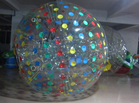 PVC Or TPU Durable Inflatable Shinning Zorb Ball Used On Grassplot supplier