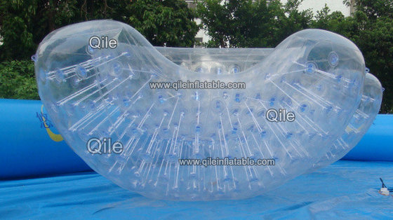 0.8mm PVC Inflatable Half Zorb Ball , Bubble Soccer Ball For Children Or Adult supplier