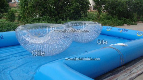 0.8mm PVC Inflatable Half Zorb Ball , Bubble Soccer Ball For Children Or Adult supplier