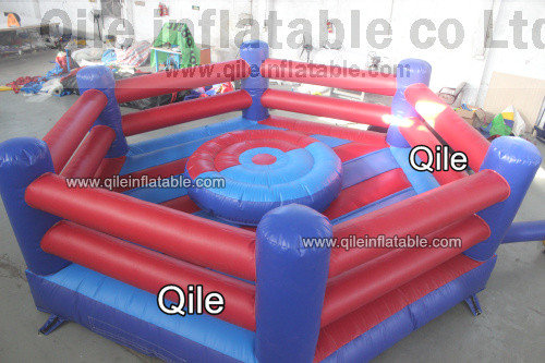 Custom made 5M diameter PVC tarpaulin Blow up Football Inflatable Sports Games for Rents supplier