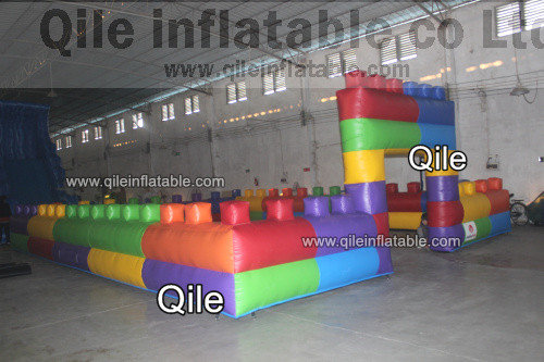 Commercial grade 0.55mm PVC tarpaulin Inflatable Soccer Fields Inflatable Sports Games supplier