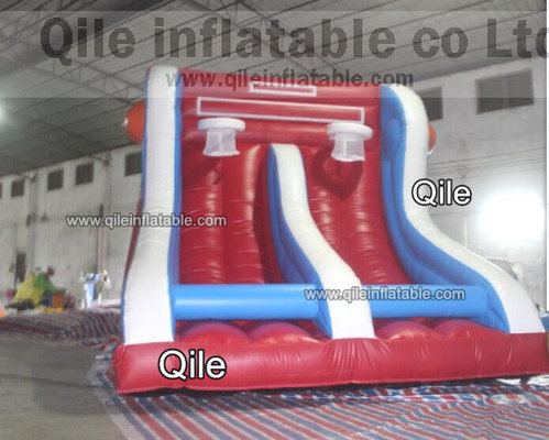 Outdoor Commercial grade 0.55mm (1000D, 18 OZ) PVC tarpaulin Inflatable Sports Games supplier
