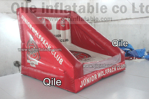 Outdoor Basketball 0.55mm PVC tarpaulin Inflatable Sports Games for little kids supplier