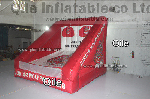 Outdoor Basketball 0.55mm PVC tarpaulin Inflatable Sports Games for little kids supplier