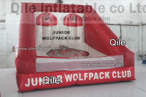 Outdoor Basketball 0.55mm PVC tarpaulin Inflatable Sports Games for little kids supplier