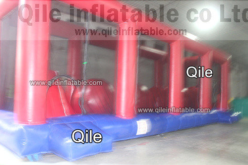 18OZ Adult Inflatable Wipeout Sport Game , Wipe Out Obstacle Coure For Outdoor supplier