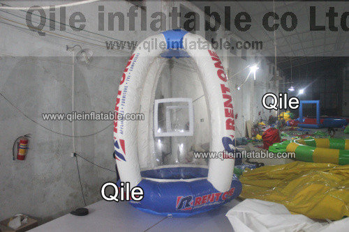 Inflatable Sport Games Small inflatable money machine / booth For Kids supplier