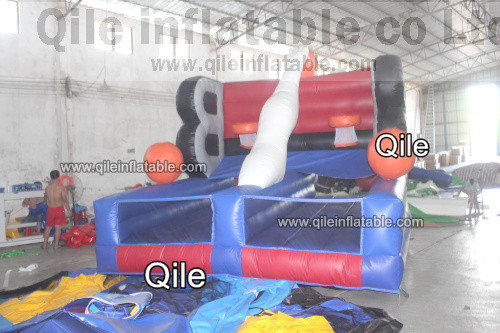 Funny Inflatable Sports Arena High Tensile Inflatable Basketball Filed supplier