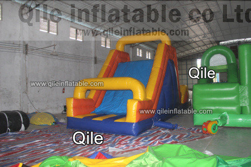 Large-Scale Inflatable Rock Climbing Wall With Slde And Pool For Entertainment supplier