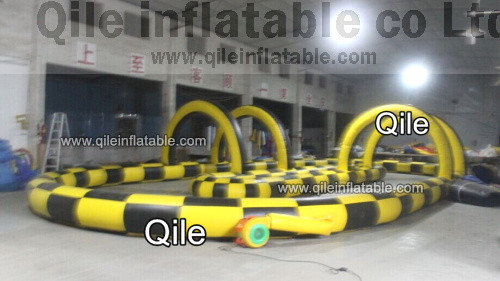 18oz PVC Tarpaulin Inflatable Sports Games Karting Car Inflatable Tunnel supplier