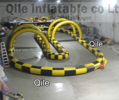 18oz PVC Tarpaulin Inflatable Sports Games Karting Car Inflatable Tunnel supplier