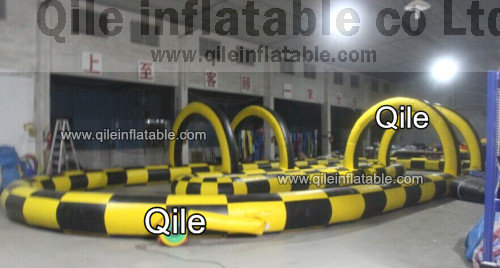 18oz PVC Tarpaulin Inflatable Sports Games Karting Car Inflatable Tunnel supplier