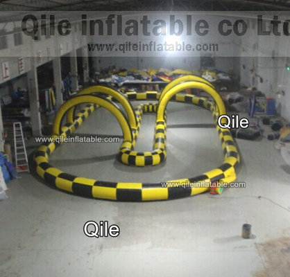 18oz PVC Tarpaulin Inflatable Sports Games Karting Car Inflatable Tunnel supplier