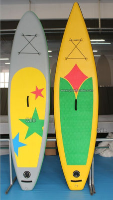 Durable PVC Tarpauline Surfboard, Inflatable SUP Board For Water Sports supplier