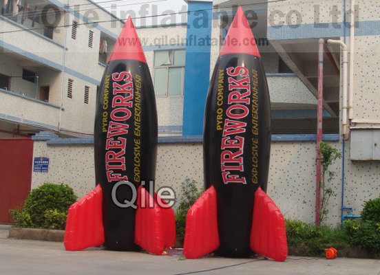 Advertising Inflatable rockets shape , Giant Animals Cartoon Animals For Kids Amusement supplier