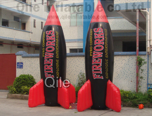 Advertising Inflatable rockets shape , Giant Animals Cartoon Animals For Kids Amusement supplier