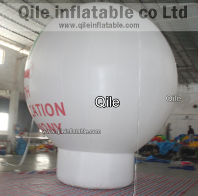 Large Inflatable Groud Earth Ball,Air Earth Advertise Balloon PVC white Inflatable Advertising supplier