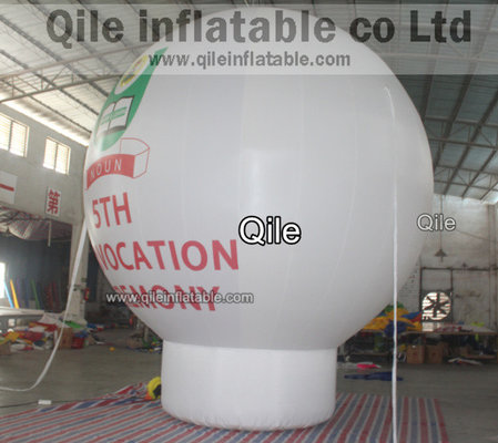 Large Inflatable Groud Earth Ball,Air Earth Advertise Balloon PVC white Inflatable Advertising supplier