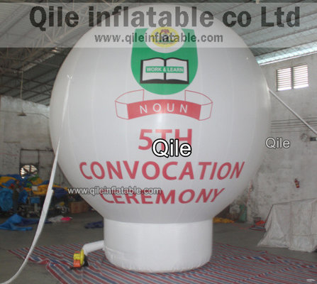 Large Inflatable Groud Earth Ball,Air Earth Advertise Balloon PVC white Inflatable Advertising supplier