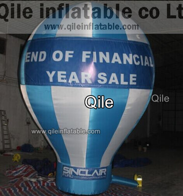 Activity Inflatable Groud Earth Ball,Air Earth Advertise Balloon PVC white Inflatable Advertising supplier