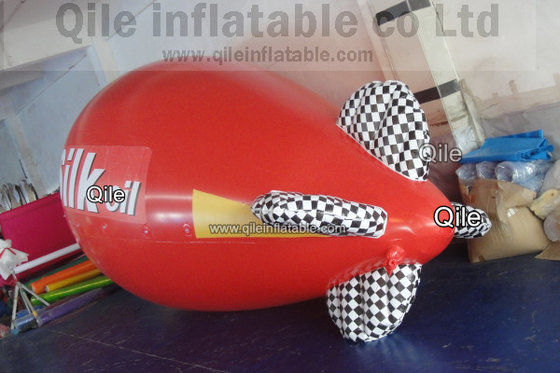 6m Long 0.20mm PVC / Inflatable Zepplin Inflatable Helium Blimp Inflatable Helium Balloon supplier