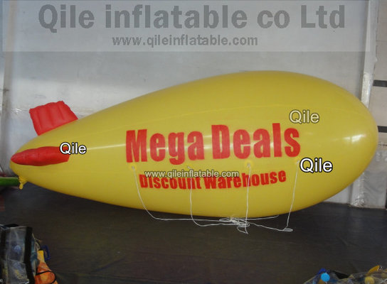 Commercial Inflatable Advertising Balloons / 0.2mm PVC Helium Inflatable Airplane supplier