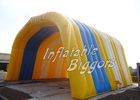 Rental Yellow Sealed Inflatable Outdoor Tent Car Airproof Marquee , ASTM EN71 Toys