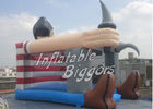 Giant Backyard Castle Commercial Inflatable Bouncers Pirate Master