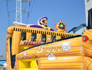 Pirate ship bounce house inflatable bouncer jumper slide