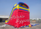 Residential Slippy Splash Kids Inflatable Slides Dual Lane , 100lbs - 800lbs