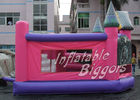 Purple Inflatable Combo Promotion Childrens Bouncers , PVC Inflatable House Castle