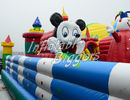 PVC Large Fun City Water Park For Parties , Playground Inflatable Bouncer Combo