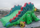 Dinosaur Kids Inflatable Slides For Amusement Park With Durable Vinyl