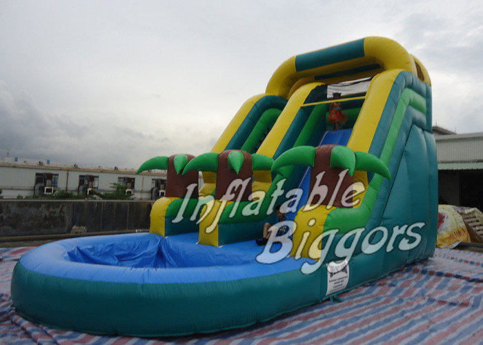 Amusement Park Inflatable Giant Blow Up Water Slides , AU Inflatable Fun Rentals