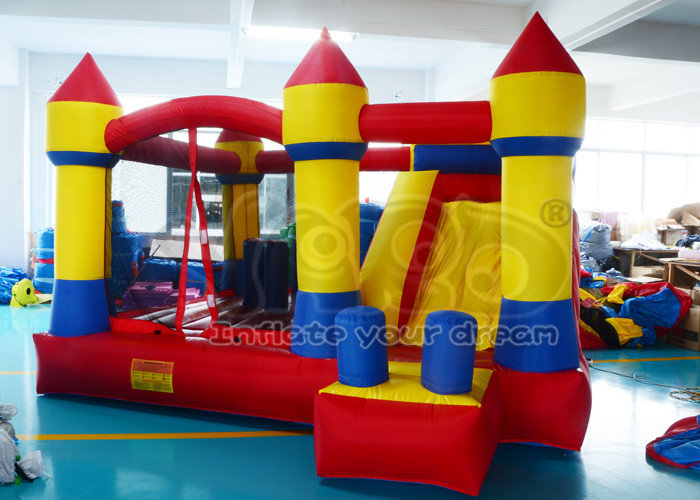 Tropical moonwalk Inflatable Bounce House Green For Advertisement HR4040