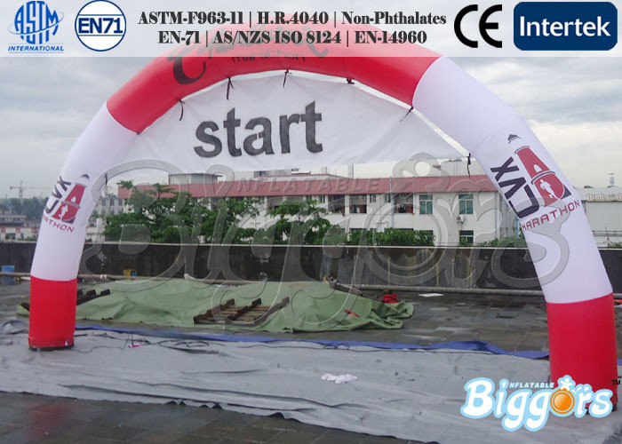 Custom Bold Inflatable Sport Arch Archway For Start And Finnish