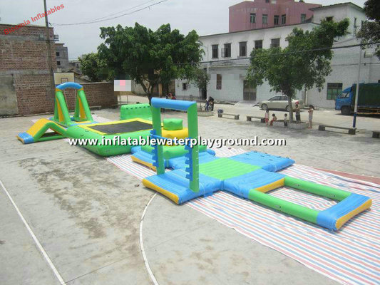 Funny Inflatable Backyard Water Park , Inflatable Outdoor Games