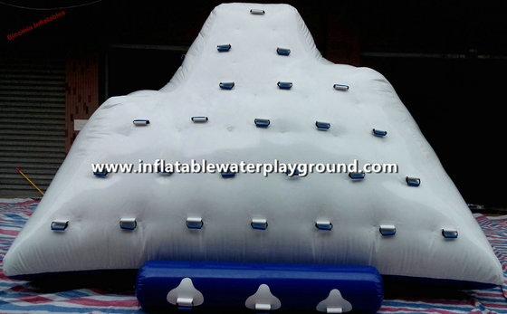 Commercial Grade Inflatable Blow Up Water Park With Iceberg And Water Toys