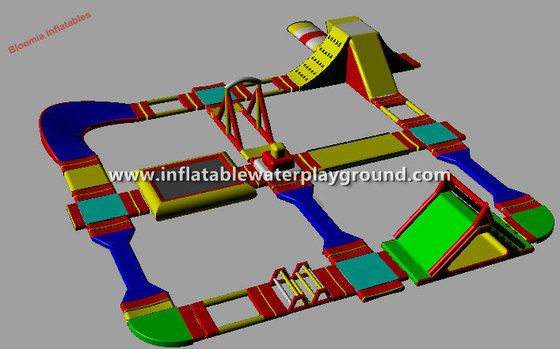 Large Kids Inflatable Backyard Water Park Inflatable Games For Adults