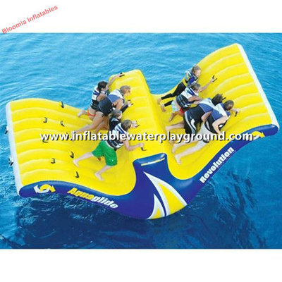 Commercial Inflatable Water Totter Slide , Large Inflatable Water Toys For Lakes