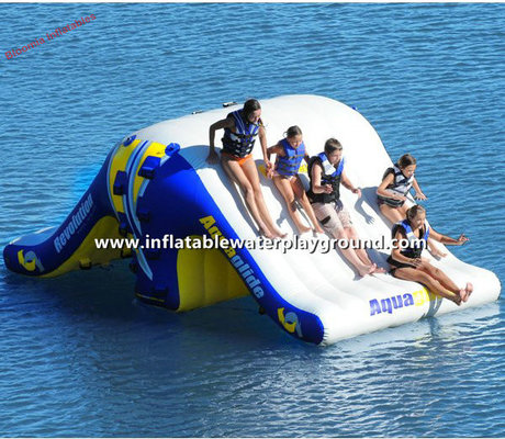 Commercial Inflatable Water Totter Slide , Large Inflatable Water Toys For Lakes