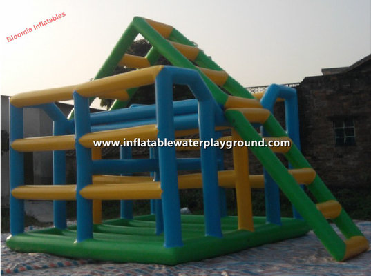 Water Park Games Inflatable Jungle With Reinforced Strips , Durable PVC Tarpaulin
