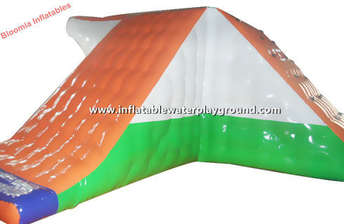 Colorful PVC Tarpaulin Inflatable Water Games , Inflatable Action Water Tower