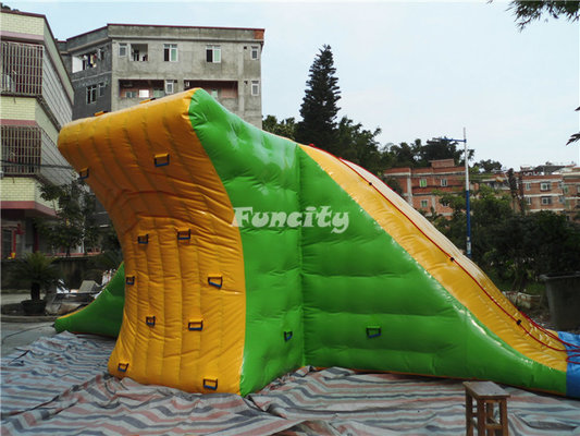 Amusement Park Water Floating Inflatable Action Tower Size 9M*8M*3M