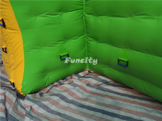 Amusement Park Water Floating Inflatable Action Tower Size 9M*8M*3M